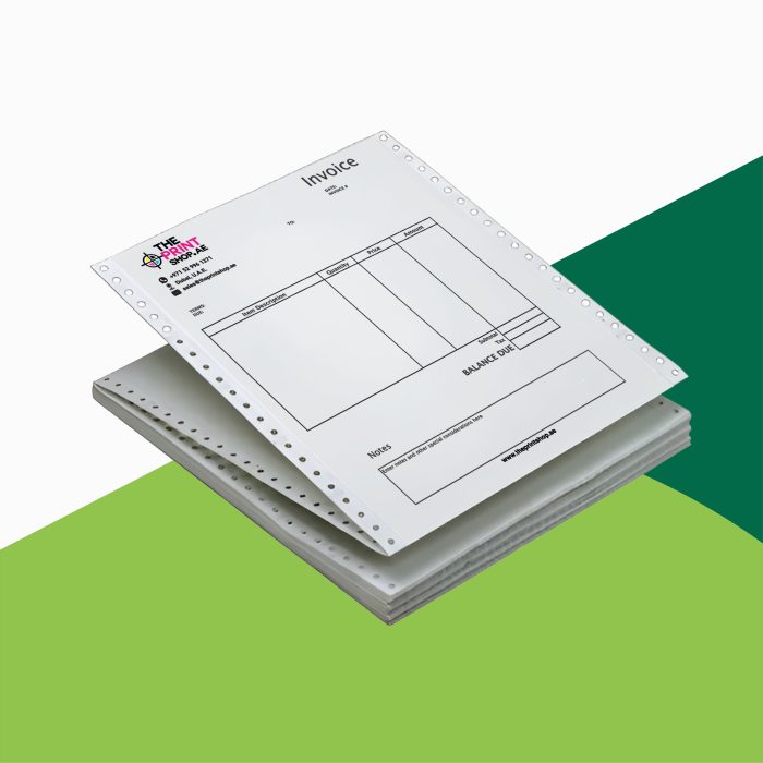 Computer Invoice - The Print Shop