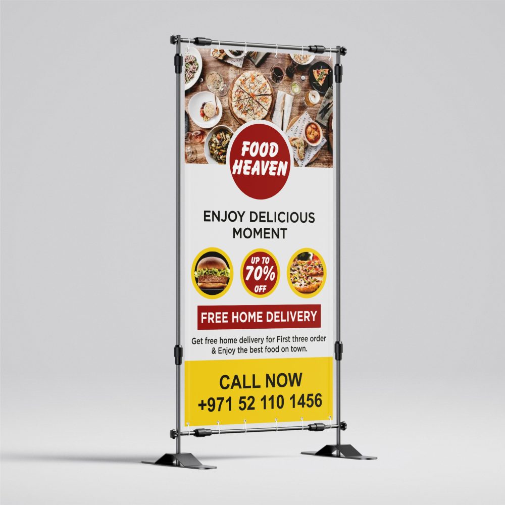 Roll Up Banner Printing - Flex and Standee Roll Up Banner Printing
